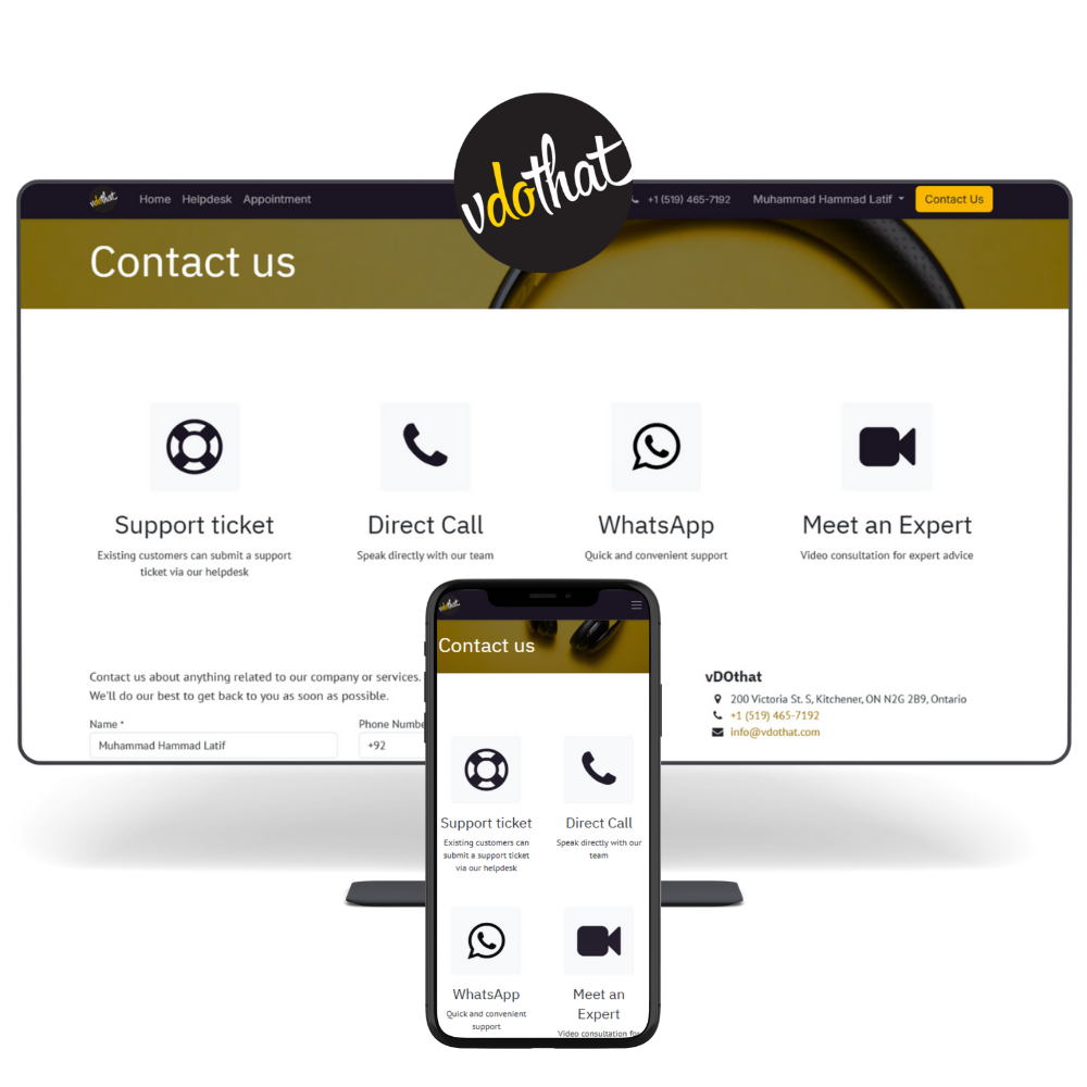 Contact Us | vDOthat - Computer Support & Services in Canada